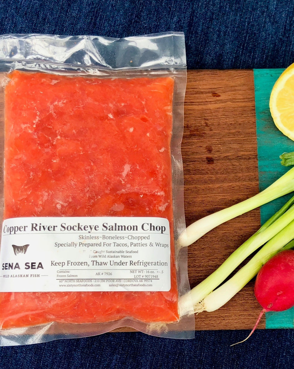 Seasonal Variety Chop (salmon only) – Sena Sea